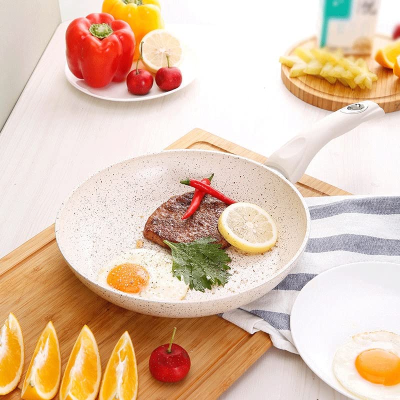 DHTDVD Aluminum Alloy Pancake Pan Nonstick Frying Pan Omelet Stew Pan Cooking Steak Pan Coating