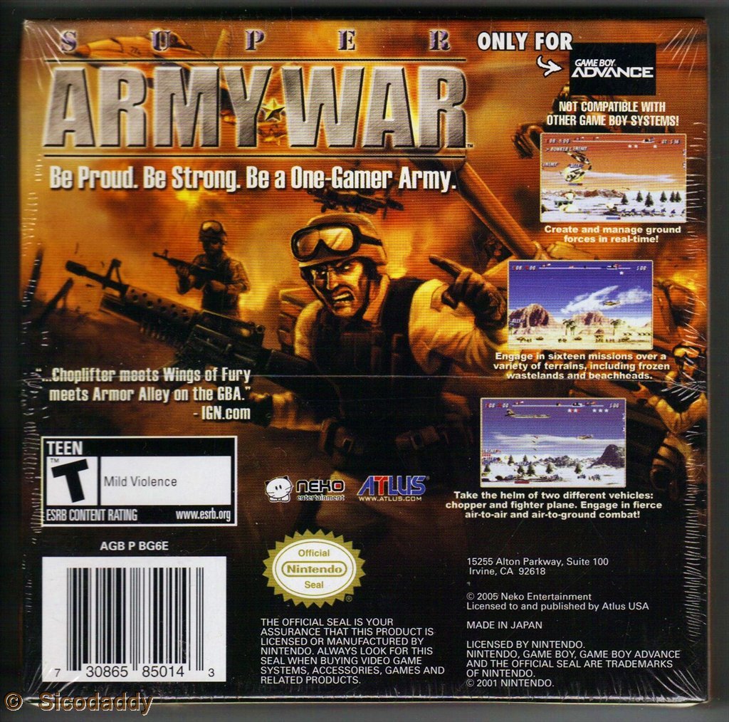 Super Army War - Game Boy Advance
