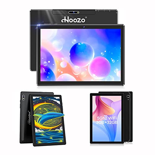 Hoozo Android Tablet 10 Inch, WiFi Tablets with Android 10.0 OS, 32GB Storage, Dual Camera, WiFi, Bluetooth, Google Certified, HD IPS Screen, Supports Microsoft Office Software – 3PCS