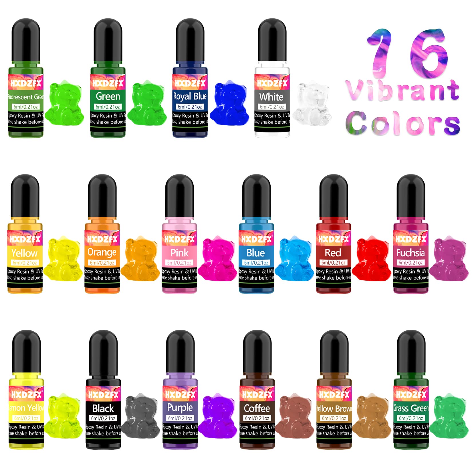 Epoxy Resin Pigment - 20 Color Liq