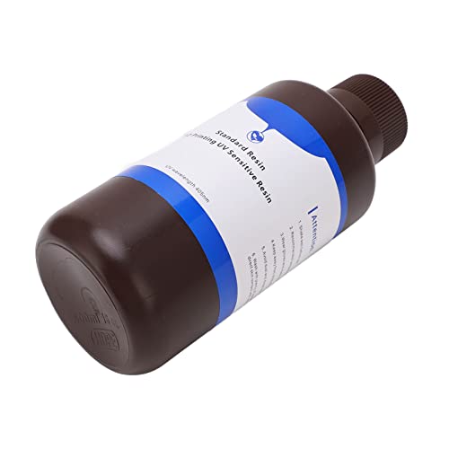 Photopolymer Resin, 3D Printer Resin High Toughness 405nm Wavelengh Quick Curing Better Effect 500g LCD DLP for Model(Green)