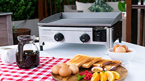 Megamaster 820-0054F Propane Gas Grill, Silver and Black