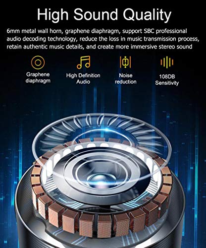 Earbuds Earphones for Moto Z4, True Wireless Stereo Headset Hands-Free Mic Charging Case Compatible with Motorola Moto Z4