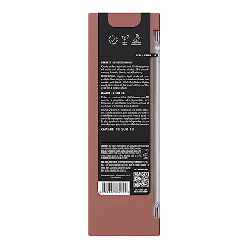 e.l.f. Perfect 10 Eyeshadow Palette, Ten Ultra-pigmented Nude, Matte Shades, Blendable Formula, Vegan & Cruelty-free, Nude Mood (Packaging May Vary)