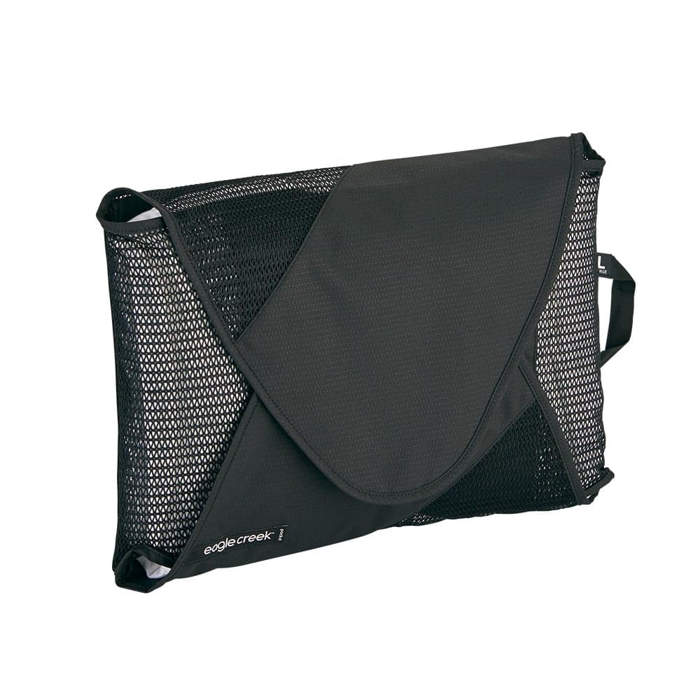 Eagle Creek Pack-It Starter Set - Suitcase Organizer Bags Set with Wrinkle-Free Garment Folder and Travel Packing Cubes, Black