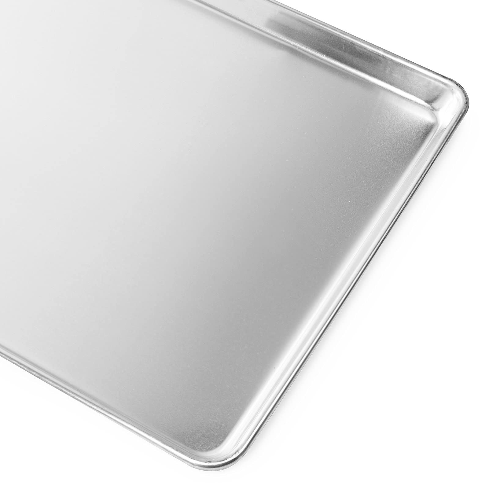 GRIDMANN 13" x 18" Commercial Grade Aluminum Cookie Sheet Baking Tray Jelly Roll Pan Half Sheet - 6 Pans