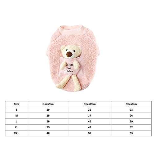 Pet Clothes for Medium Dogs Female Dog Clothes Fall and Winter New Teddy Small Dog Winte Back Teddy Bear Sweater