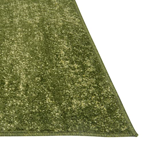 Rugs.com Angelica Collection Rug β 5' x 8' Green Medium Rug Perfect for Bedrooms, Dining Rooms, Living Rooms
