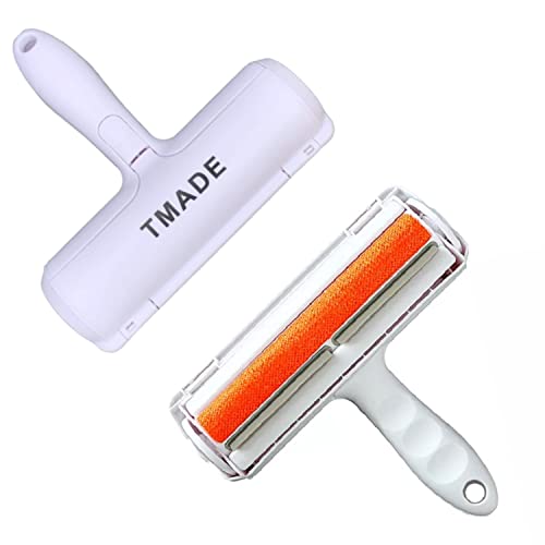 Pet Hair Remover Lint Roller - Reusable Cat and Dog Hair Removers, for Furniture, Couch, Carpet, Clothes, Car Seats, Bedding, Portable Multi-Surface, Upgraded, Rollers, Fur Removal Tool | by TMADE