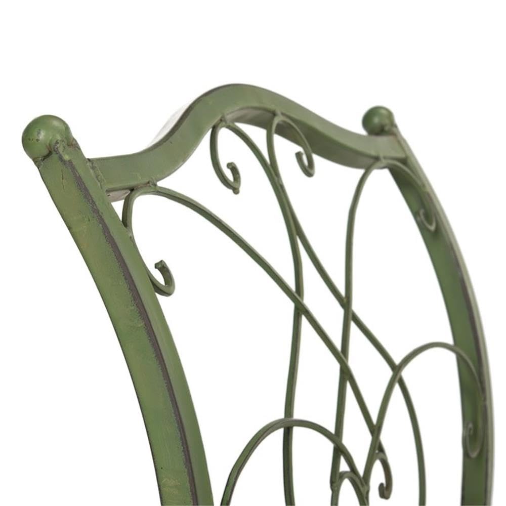 SAFAVIEH Outdoor Collection Jovanna Dark Slate Grey 2 Seat Bench