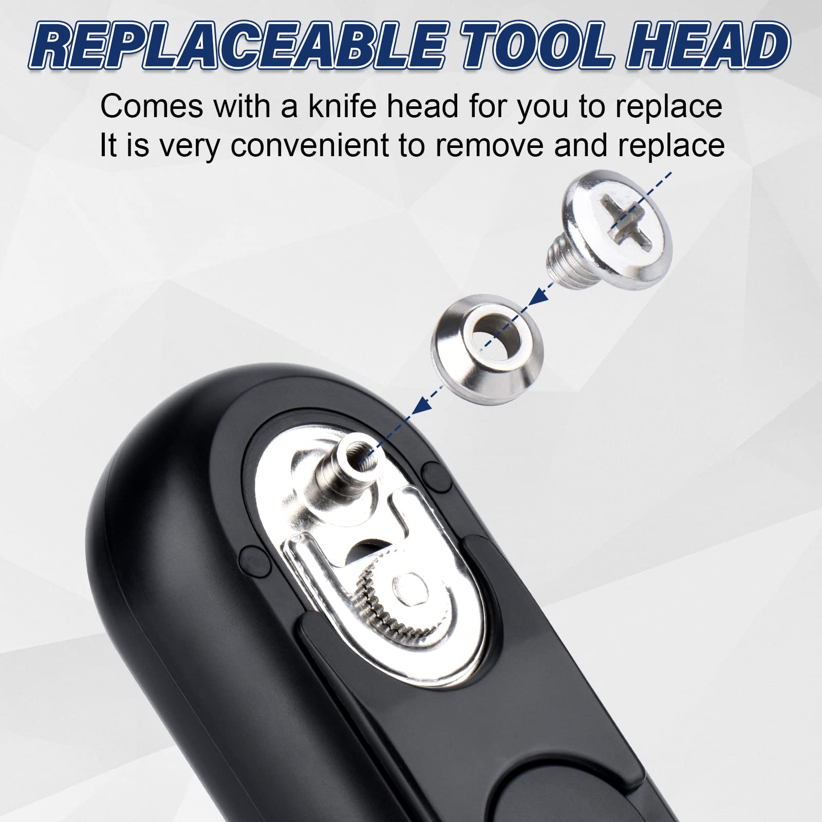 Duyiho Rechargeable Electric Can Opener, Removable and Replaceable Blade, Smooth Edge, Automatic Can Opener for Kitchen Arthritis and Seniors, Best Kitchen Gadget for Almost Size Can…