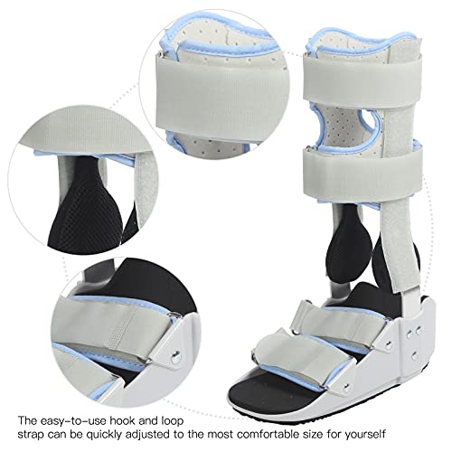 Evonecy Ankle Walker Brace, Fixed Easy to Use Open Toe Design Comfortable Ultralight Walking Boot for Fracture Recovery for Foot Or Ankle Injuries