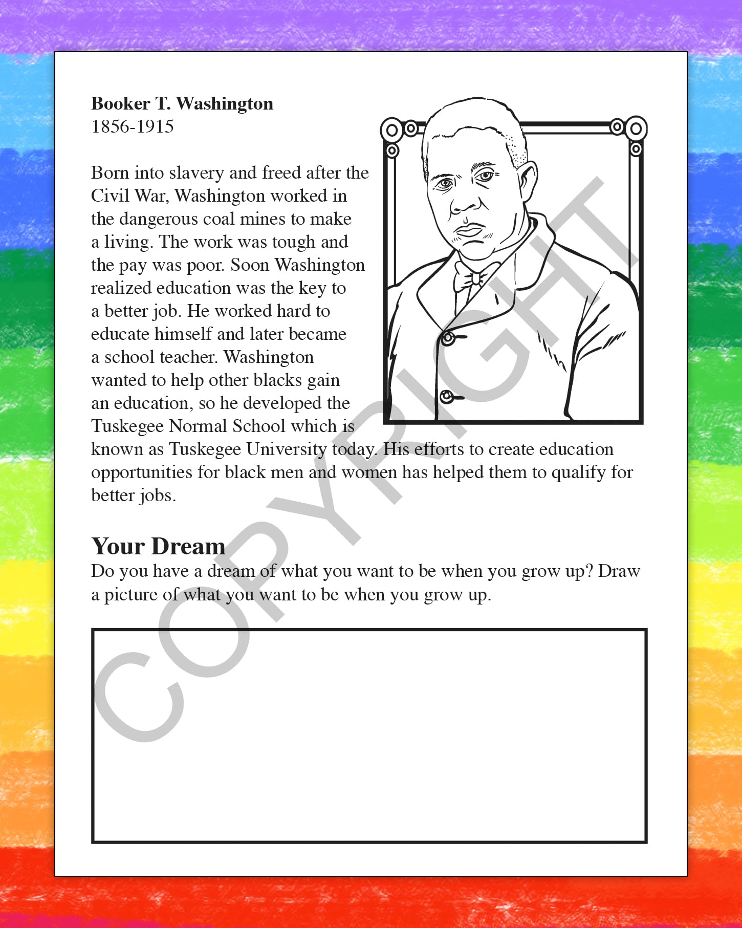 ZOCO - Black History Educational Coloring Books (25 Bulk Pack, Without Crayons) - African American History Month Handout - Games, Puzzles, Activities for Kids