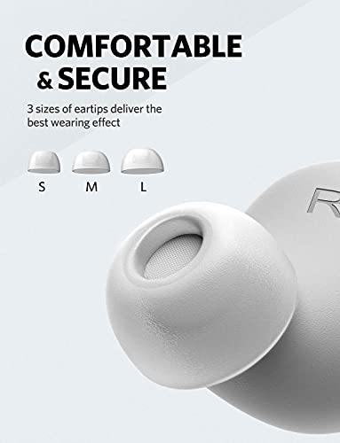 EarFun Wireless Earbuds, [2020 CES Award] Free Bluetooth 5.0 Earbuds with Wireless Charging Case, USB-C Quick Charge, IPX7 Waterproof in-Ear Wireless Headphones, Deep Bass, 30H Playtime
