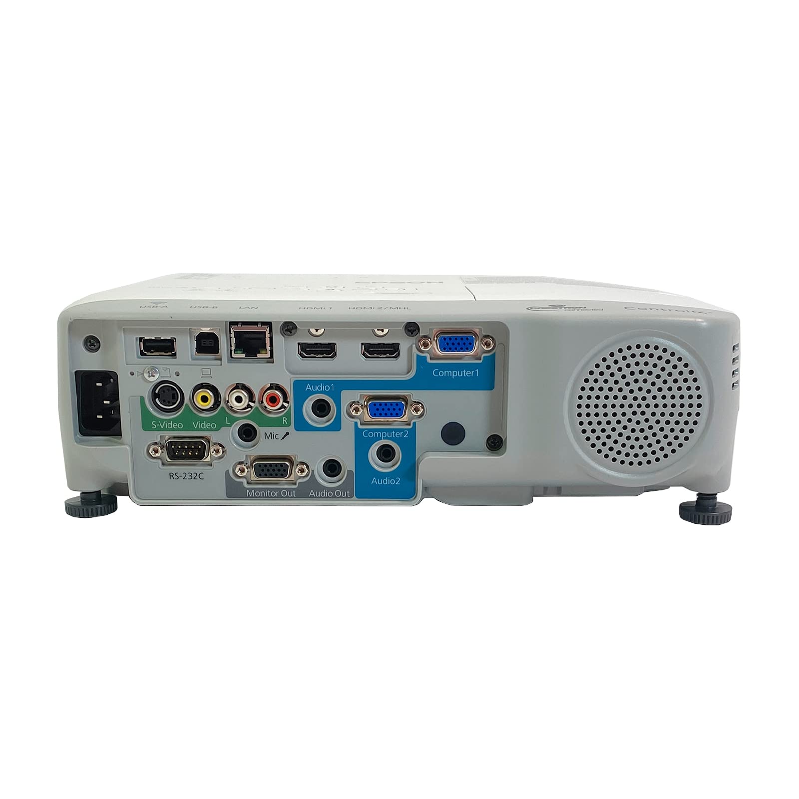 Epson PowerLite 965H 3LCD Projector 3500 ANSI Conference Room HDMI USB, Bundle: Remote Control, HDMI Cable, Power Cable