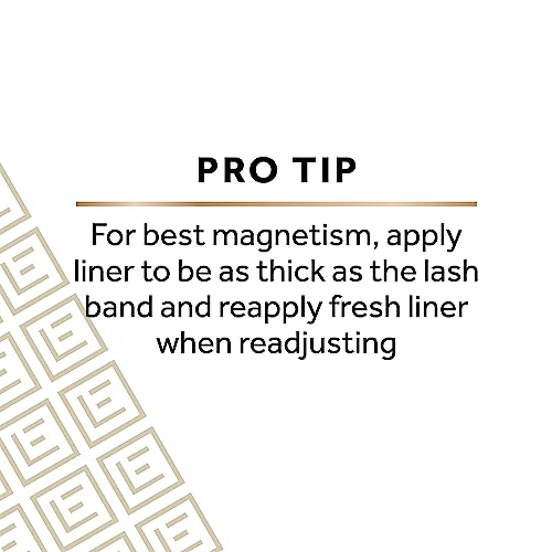 Eylure PROMAGNETIC Eyeliner & Lash Kit, No 007 Natural Fiber Eyelashes, Black