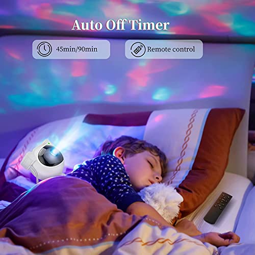 SFOUR Star Projector Galaxy Night Light,Kids Room Decor Aesthetic, Adjustable Head Angle,Gift for Kids Adults Home Party Ceiling Decor Christmas Gift (Astronaut)
