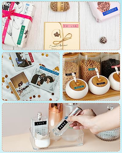 Memoqueen Embossing Label Maker with 3 Tapes,Old School Label Makers Embosser,3D Portable Embossed Label Printer for Organization Home and DIY Crafting -E975 Green