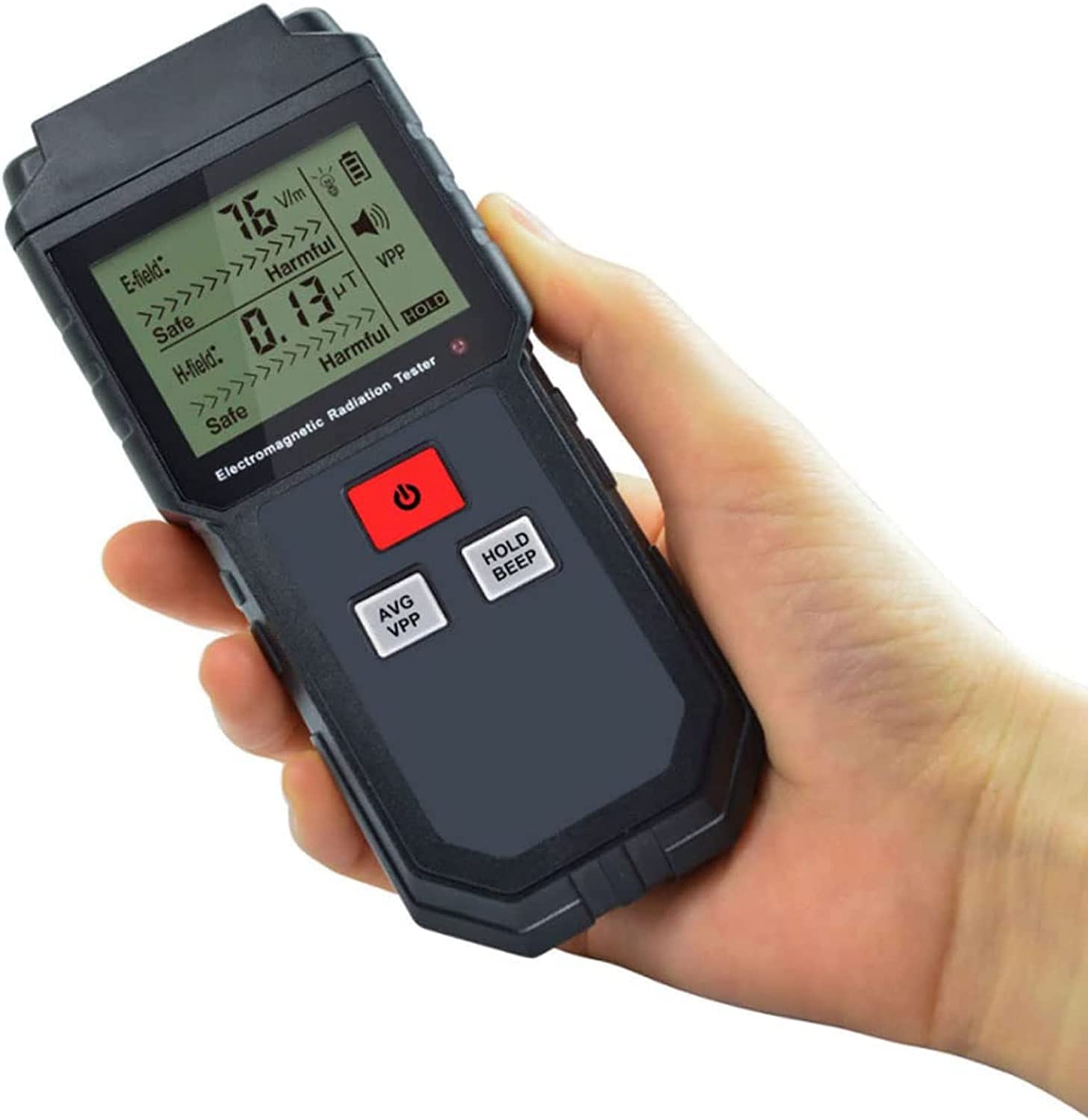 Geiger Counter,EMF Meters Reader Ghost Hunting,Digital Handheld EMF Detector Electromagnetic Field Radiation Detector