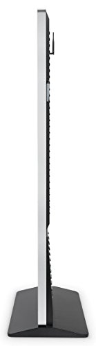 Displays2go 55" Touch Screen Kiosk with Wireless Connectivity, Wheels, Single Sided - Black (DGSNFSTCH55)