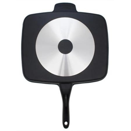 The Master Pan Non-Stick Divided Meal Skillet 15" Grill Fry Oven/Dishwasher Safe