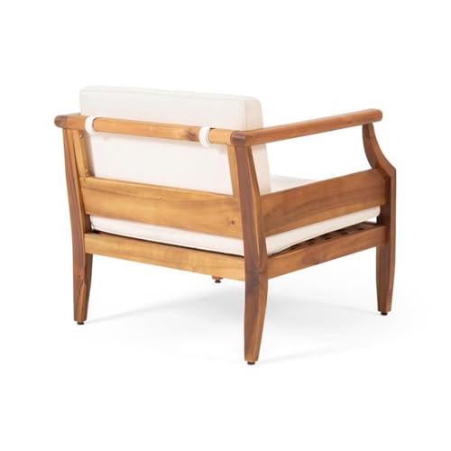 Noble House Aston Outdoor Club Chair (Set of 4) Teak