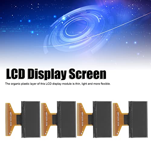 LCD Display Screen, 4Pcs Display Module 30PIN 128 X 64 Professional for Replacement(Blue Displaying)