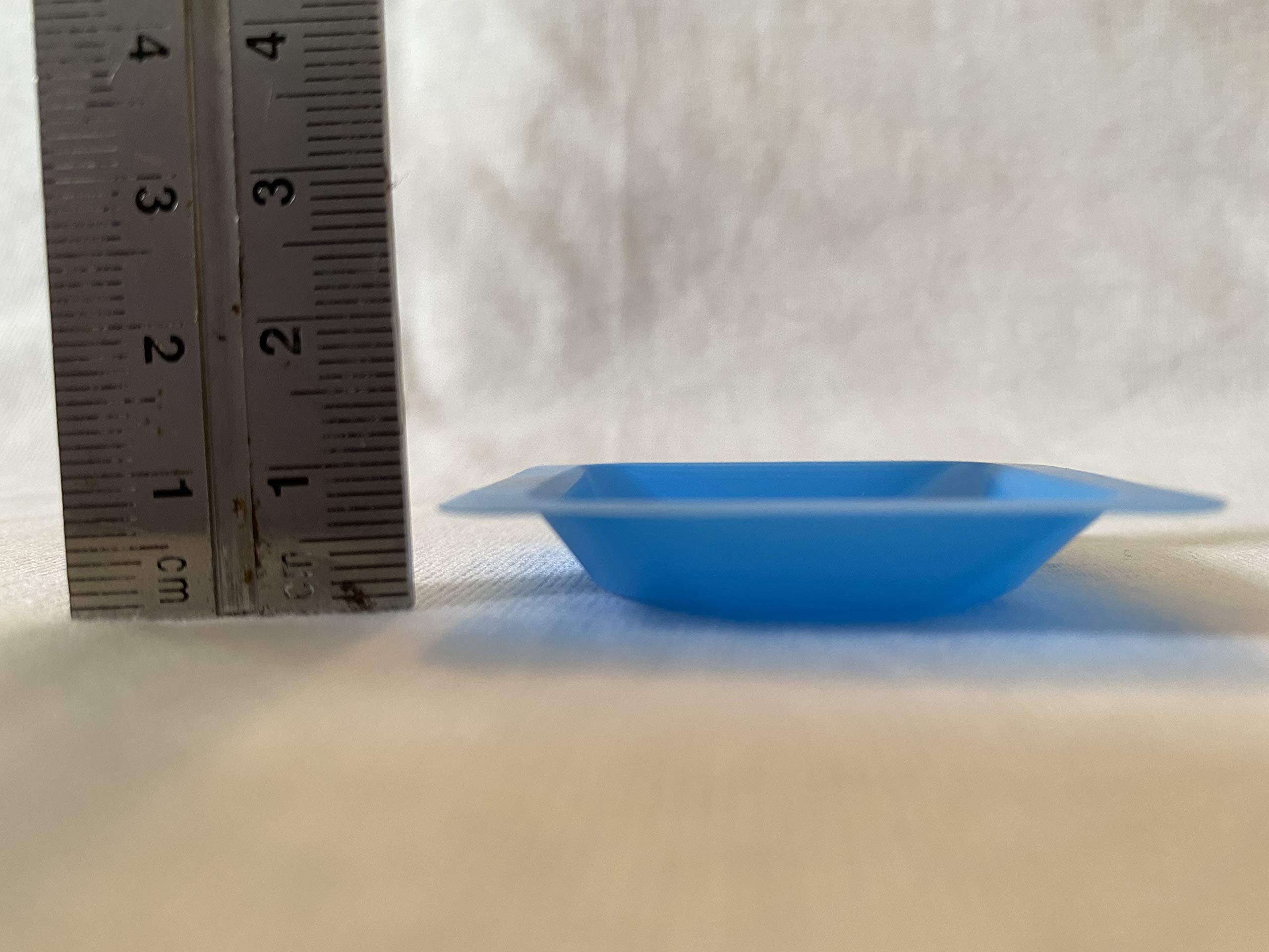 Standard Weighing Boats, W-S46-BL-500, 46mm, Small, Blue, Pack of 500