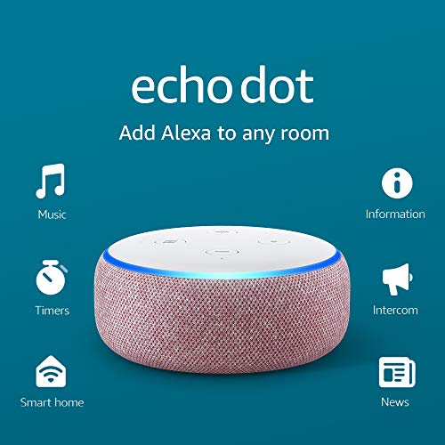 Echo Dot (3rd Gen) - Smart speaker with Alexa - Plum