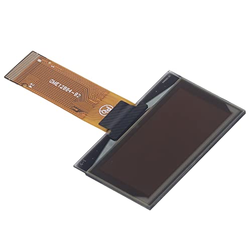 LCD Display Screen, Flexible Digital LCD Board 1.54in Low Power Consumption for DIY(MRC128-2 Yellow)