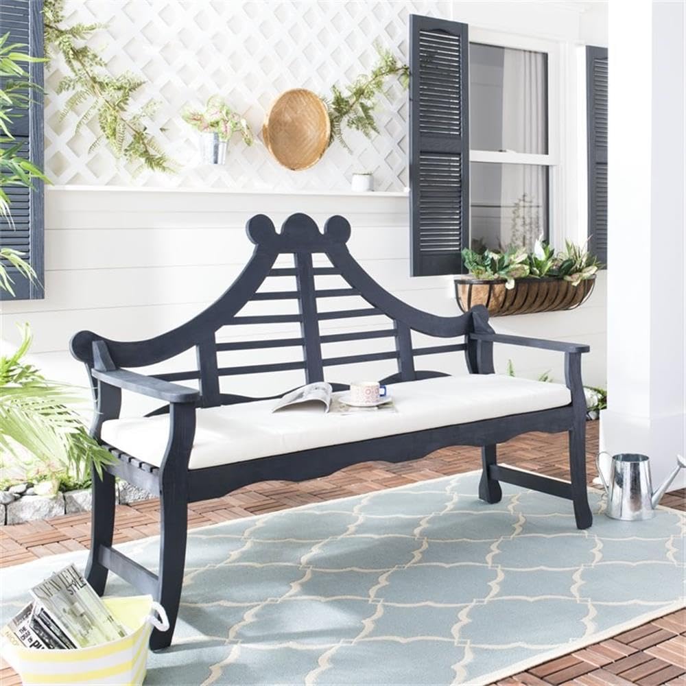 SAFAVIEH PAT6741A Outdoor Collection Azusa Bench