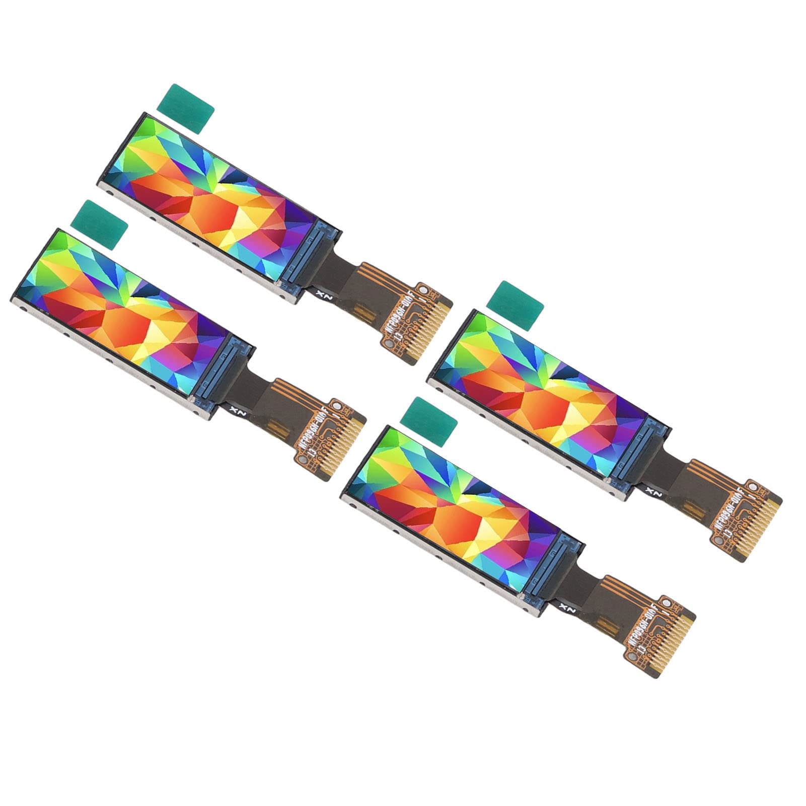 Kadimendium 4PCS 0.96in TFT Color Screen SPI Interface LCD Display Module ST7735S Drive IPS Display Module 80x160 Welding Mounting for Controller Boards Electrical and Engineering