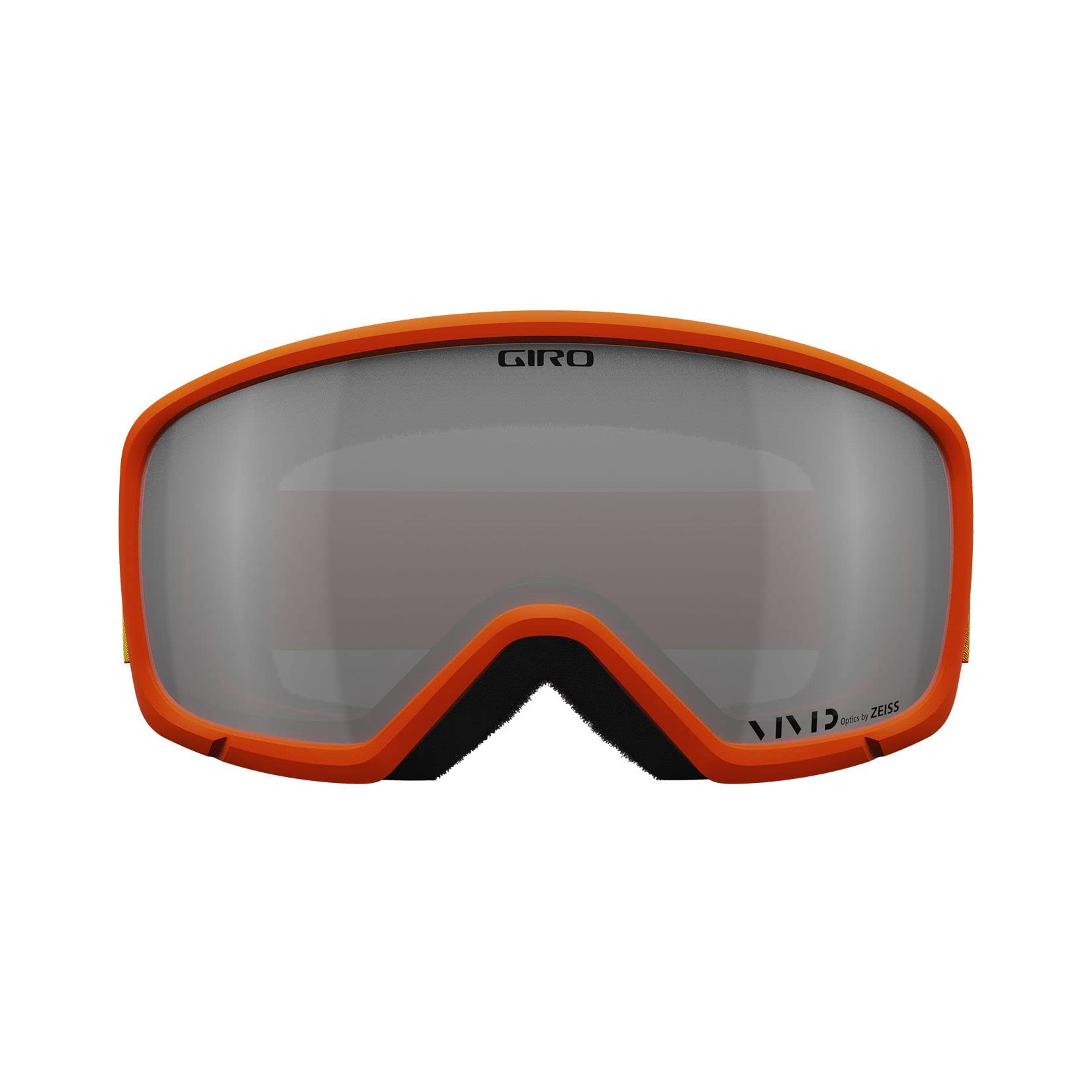 Giro Ringo Ski Goggles - Snowboard Goggles for Men, Women & Youth - Orange Cover Up Strap with Vivid Onyx Lens