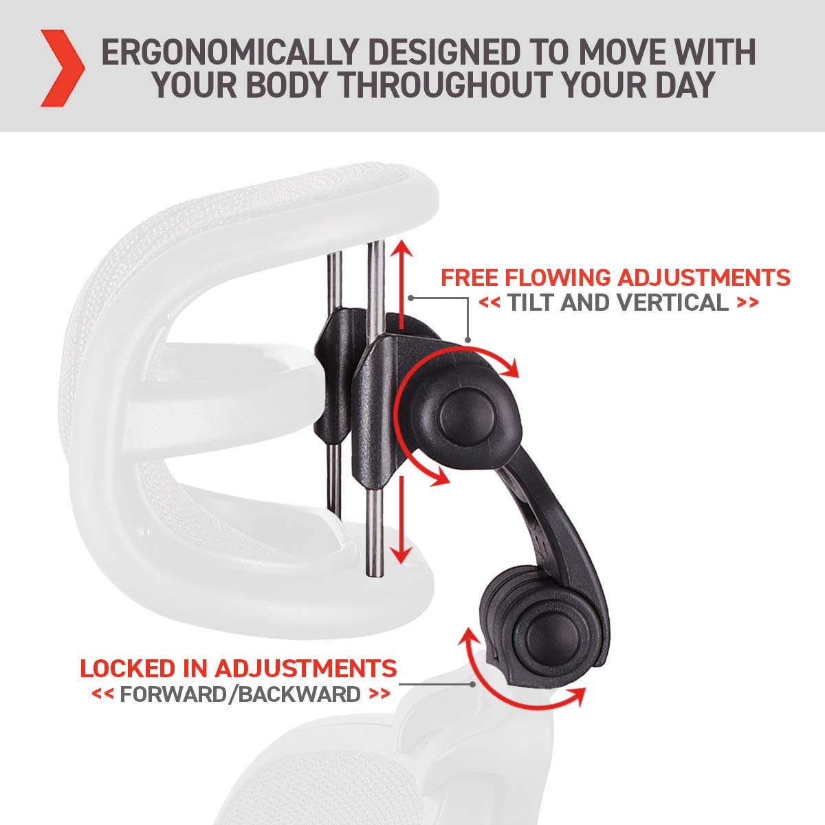 Engineered Now The Original Headrest for The Herman Miller Aeron Chair Headrest ONLY - Chair Not Included (H3 for Remastered, Mineral)