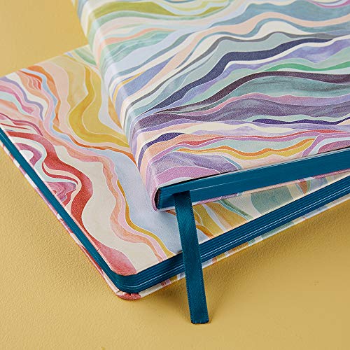 Erin Condren 5" x 8" Softbound/Soft Cover Notebook & Journal (Dot Grid) - Layers Colorful Cover and Layflat Binding Design. 124 Pages of Thick 80# Mohawk Paper