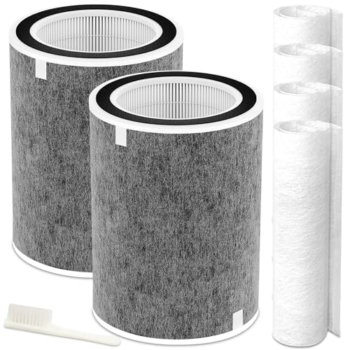 HP201 HP202 Replacement Filter Compatible with Shark HP200 Series &HC502,HP200 Series HP201, HP302 & HP232, Part # HE2FKBAS, HE2FKBASMB-2 Pack