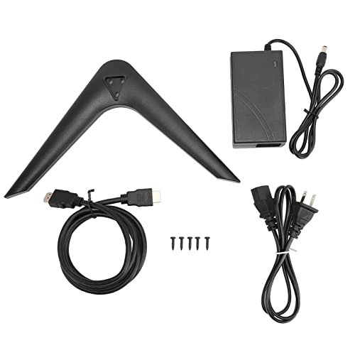 Hosi 23.6 Inch LCD Monitor, LCD Monitor 16:9 Widescreen Builtin Speakers for Desktop Computer (US Plug)