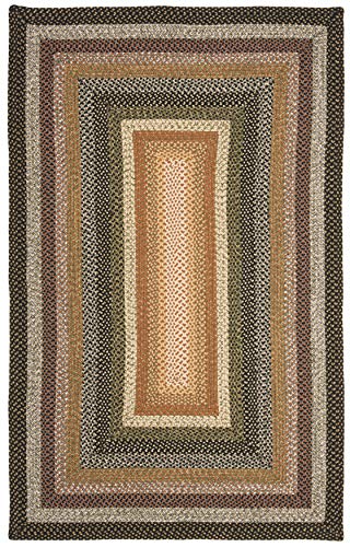 SAFAVIEH Braided Collection 4' x 6' Multi BRD308A Handmade Country Cottage Reversible Area Rug