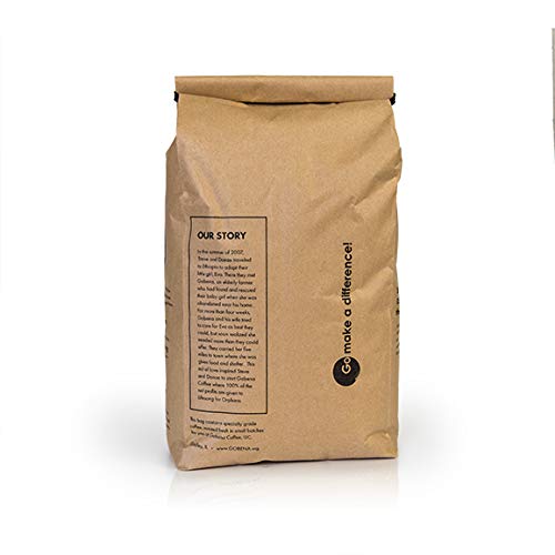Fair Trade Organic Certified Peruvian Ground 5 lb. Fresh Roasted Specialty Coffee Medium Roast, 100% Arabica Coffee, 80 ounces, 5 pounds, Bulk Coffee