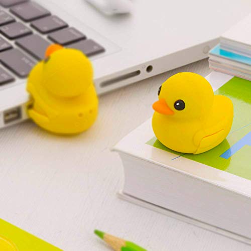EASTBULL Novelty Flash Drive 64GB Cute Flash Drive Memory Stick Cute USB Thumb Drive Pen Drive Cartoon Duck Shape (1PCS)