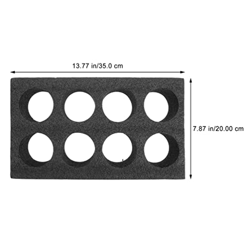 GANAZONO 3Pcs Cup Holder car Stands Foam take Out Drink Carrier Beverage Takeout Tray Foam Drink Carrier Holder Trays Shelf Bracket Tea Outdoor drinkware Cup Tray Pearl Cotton Floor Drinks