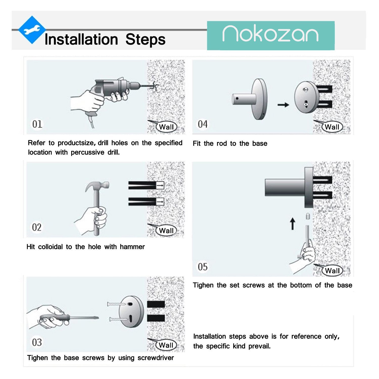 Nokozan Luxury Crystal Series Brass Coat Hooks Wall Mounted Bathroom Towel Hook, Oil-rubbed Bronze