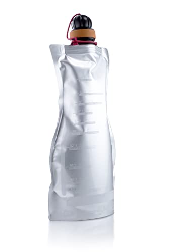 GSI Outdoors Soft-Sided Wine Carafe | 750 ml Wine Carafe for Travel, Camping, Festivals, Picnics, or Backyard | Wine Gift, Wine Accessories