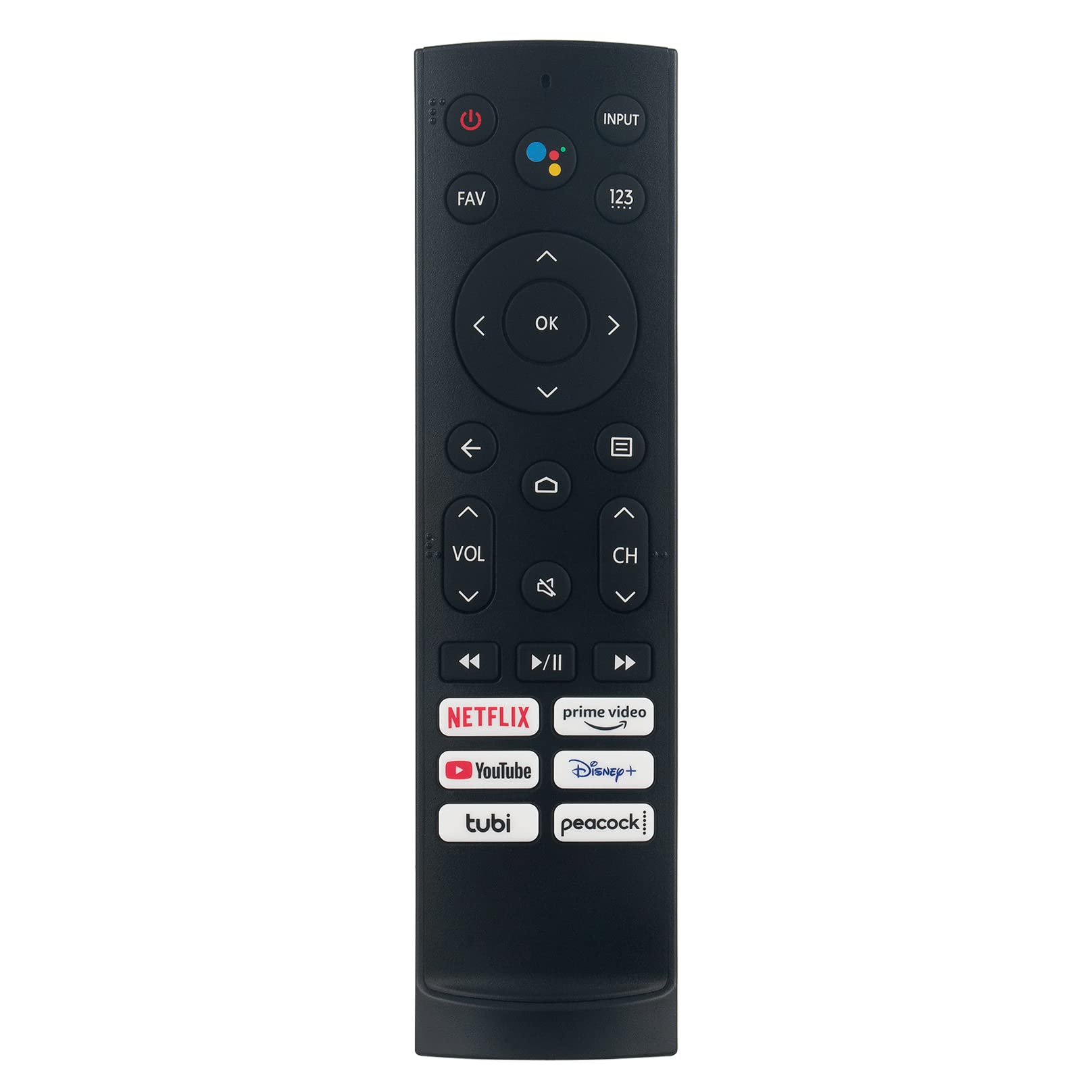 ERF3A90 Replacement Remote Control - ALLIMITY - fit for Hisense Android Smart TV Remote Control 75A6H 70A6H 65A6H 55A6H 43A6H 50A6H 65U8H 75U8H U8H 55U7G 65U7G 75U7G 55U78G