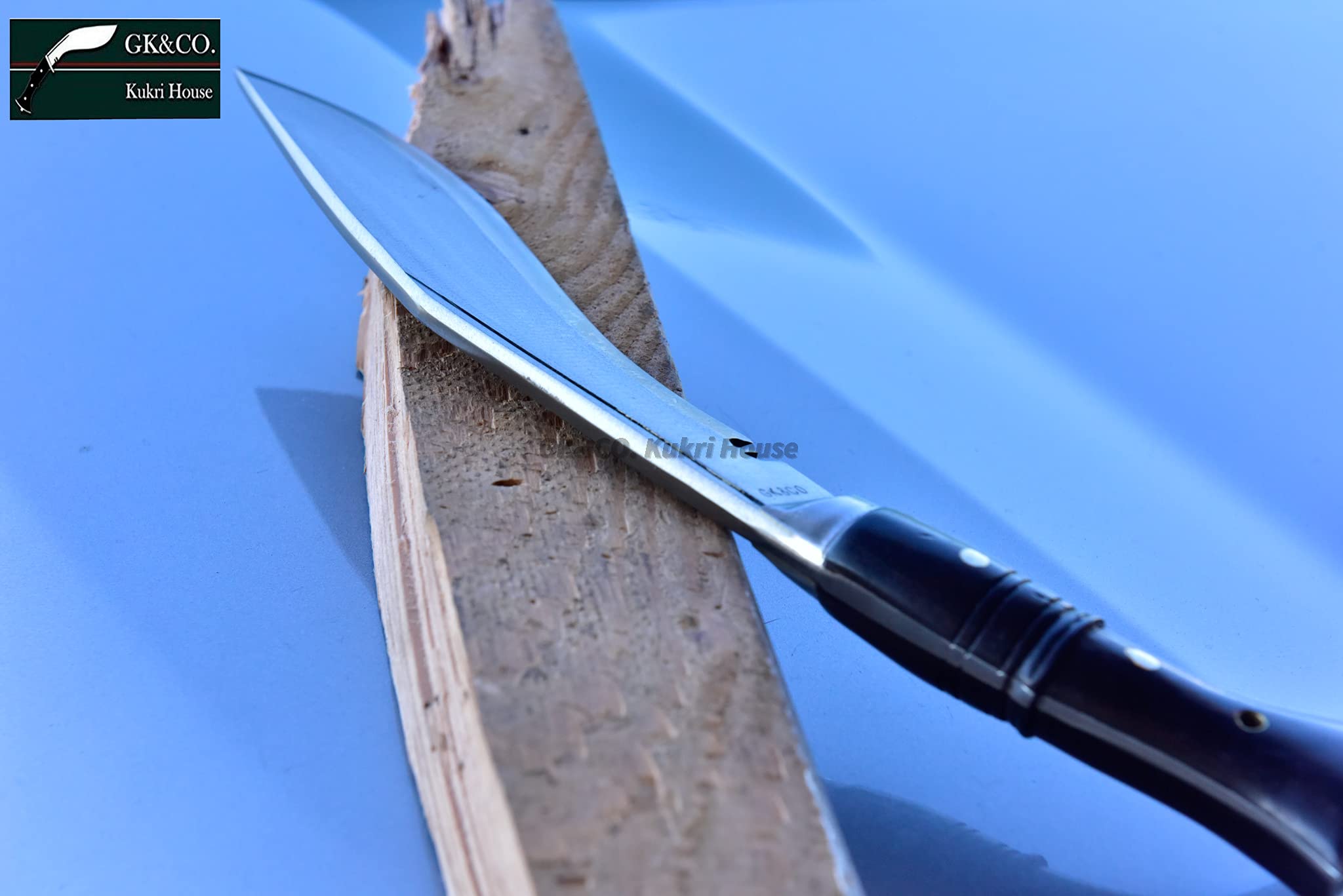 GK&CO. Kukri House Genuine Kukri Knife - 10 Blade World War II Panawal Wooden Handle Kukri/Khukuri- Handmade in Nepal