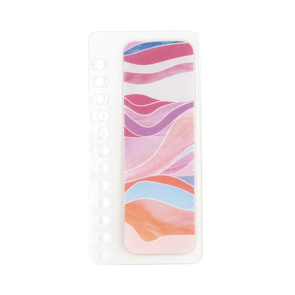 Erin Condren Snap-in Bookmarks - 1.625" x 3.375" - 3 Pack - Colorful Layers Design - Mini Bookmarks Keep Your Place, Mark Sections - Fits Erin Condren Spiral Books