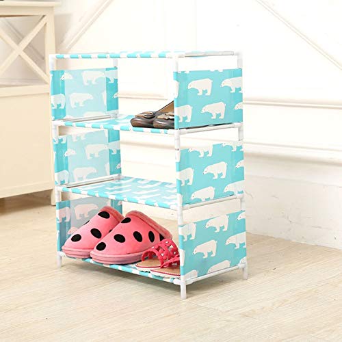 N/A Simple Shoe Rack Non-Woven Shoe Shelf Multi-Purpose Shoe Cabinet Shelves Storage Stand
