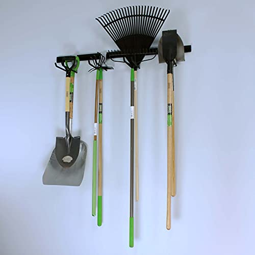 SafeRacks Wall Mounted Tool Storage Rack - Includes 5 Storage Hooks