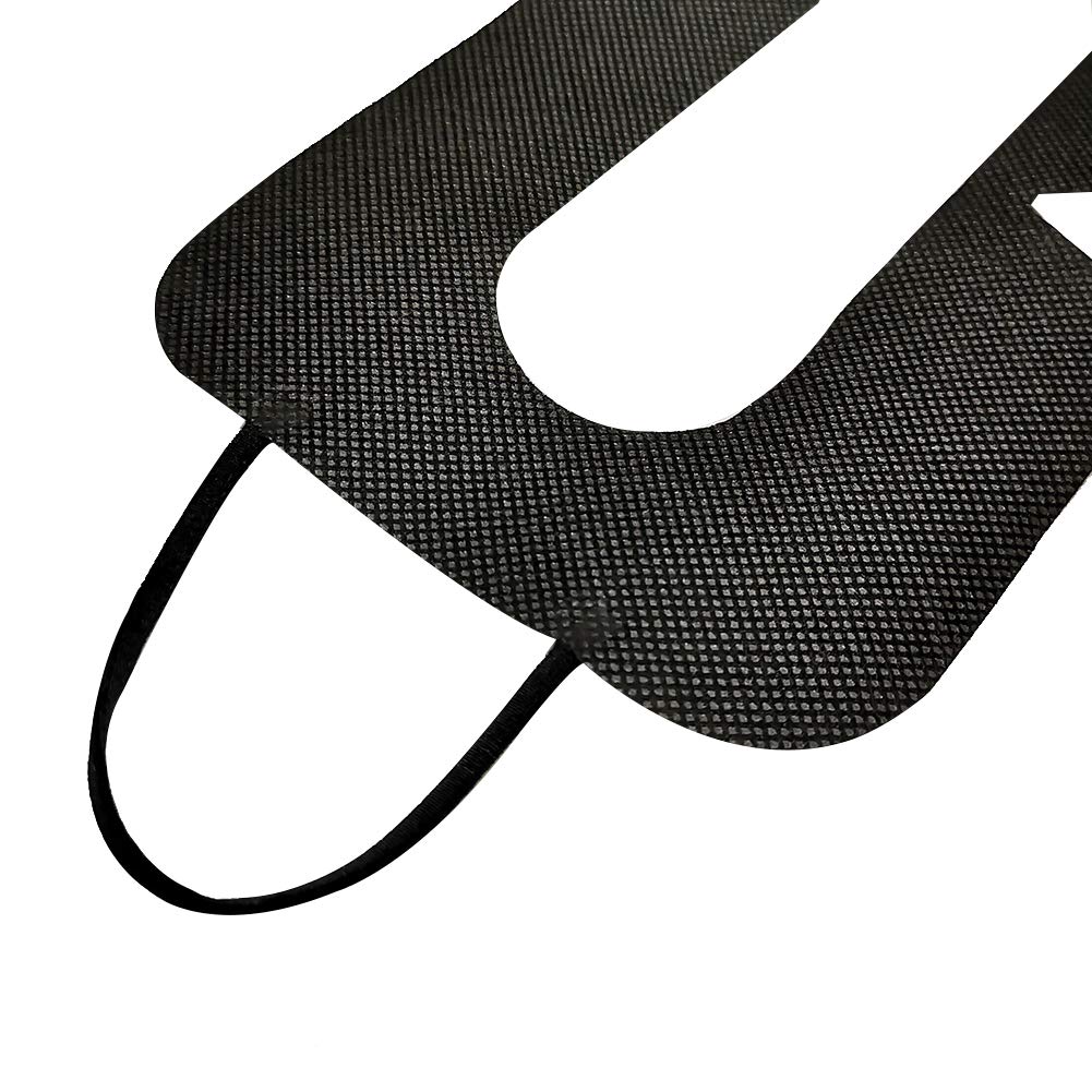 YinQin 100 PCS VR Disposable Eye Mask VR Headset Cover Mask, Sanitary VR Eye Mask, Black VR Eye Mask Cover, Sweatproof VR Headset Cover Mask Universal Eye Mask for VR (Black)