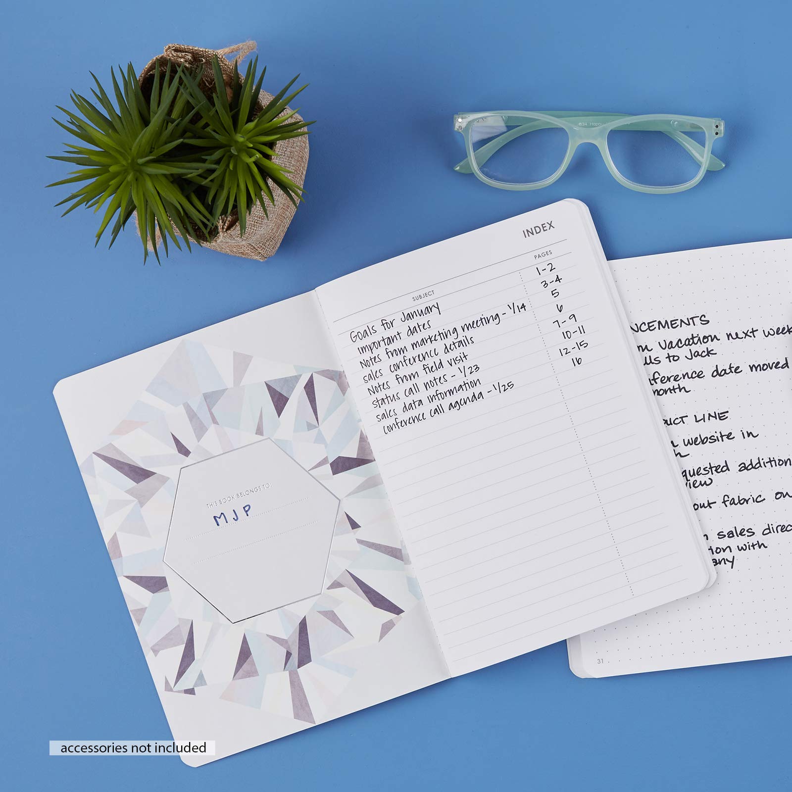 Erin Condren Designer Petite Journal with Dot Grid Pages - Neutral Kaleidoscope. Great for Drawing and Organizing Bullet Points, to Do Lists, Scheduling, and More